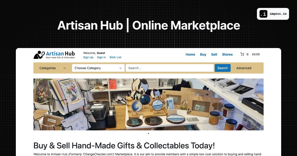 Artisan Hub | Marketplace For Hand-Made Gifts & Collectables